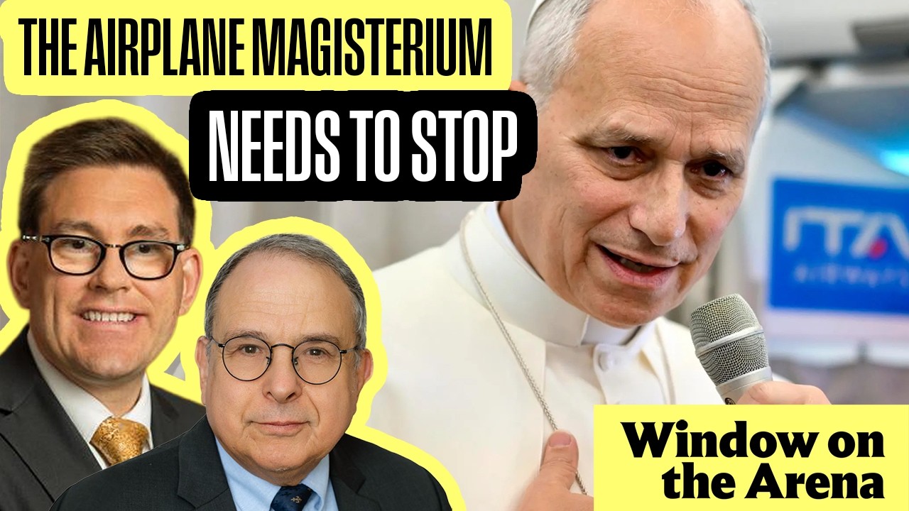 Pope Leo XIV's Airplane Magisterium Isn't Working