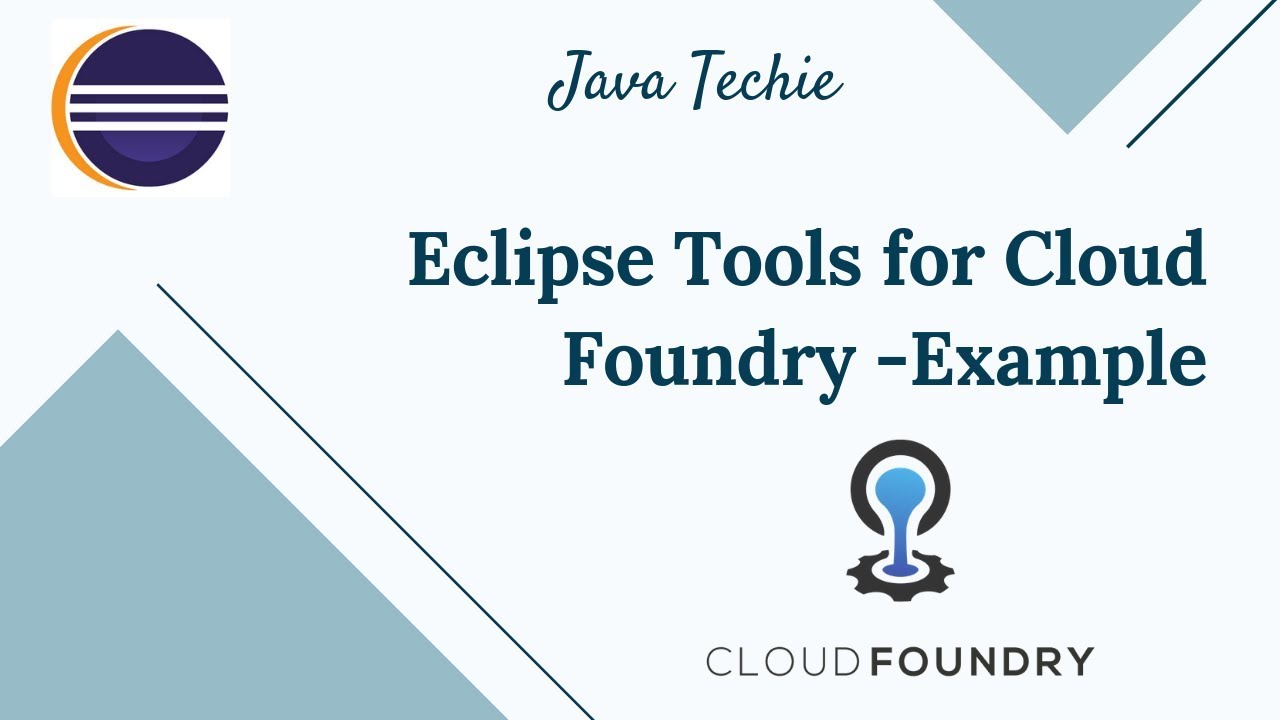 Spring Boot Deployment through Cloud Foundry Eclipse | Java Techie