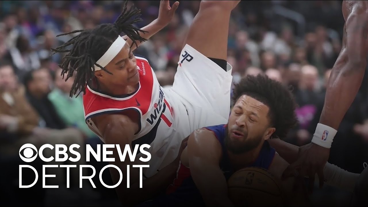 Pistons guard Cade Cunningham has collapsed lung