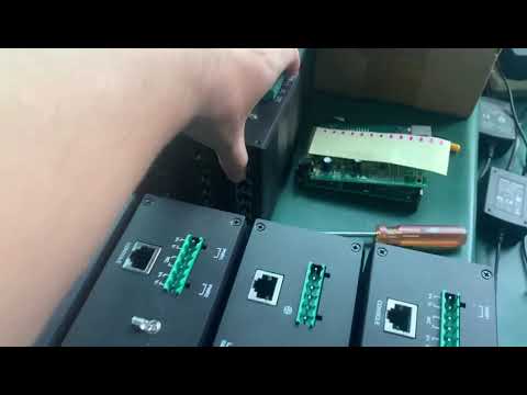 16 port smart managed din Ethernet switch