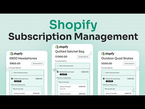 Unlock Recurring Revenue with Shopify Subscriptions!
