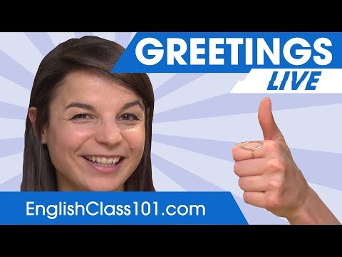 Different Ways to Say Hello and Nice To Meet You in English 🔴