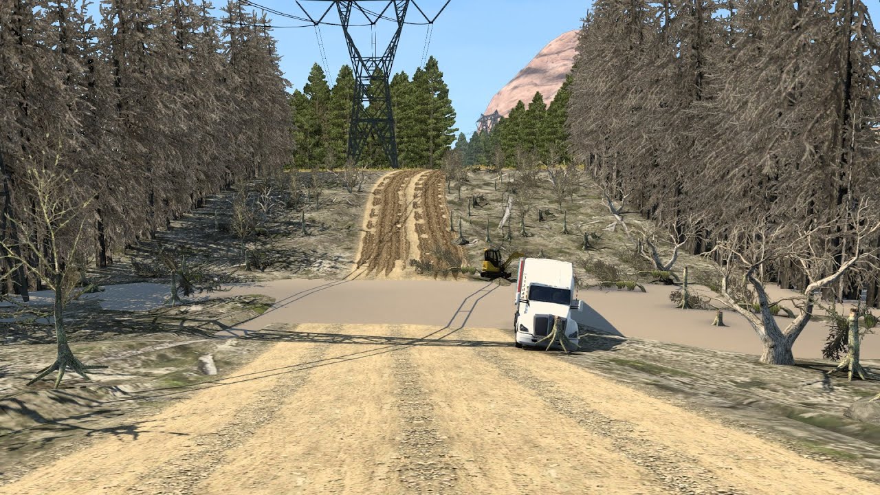 New Truckers Map Mod For ATS 1.46 ( Dangerous Roads Map ) 1.0 - ATS