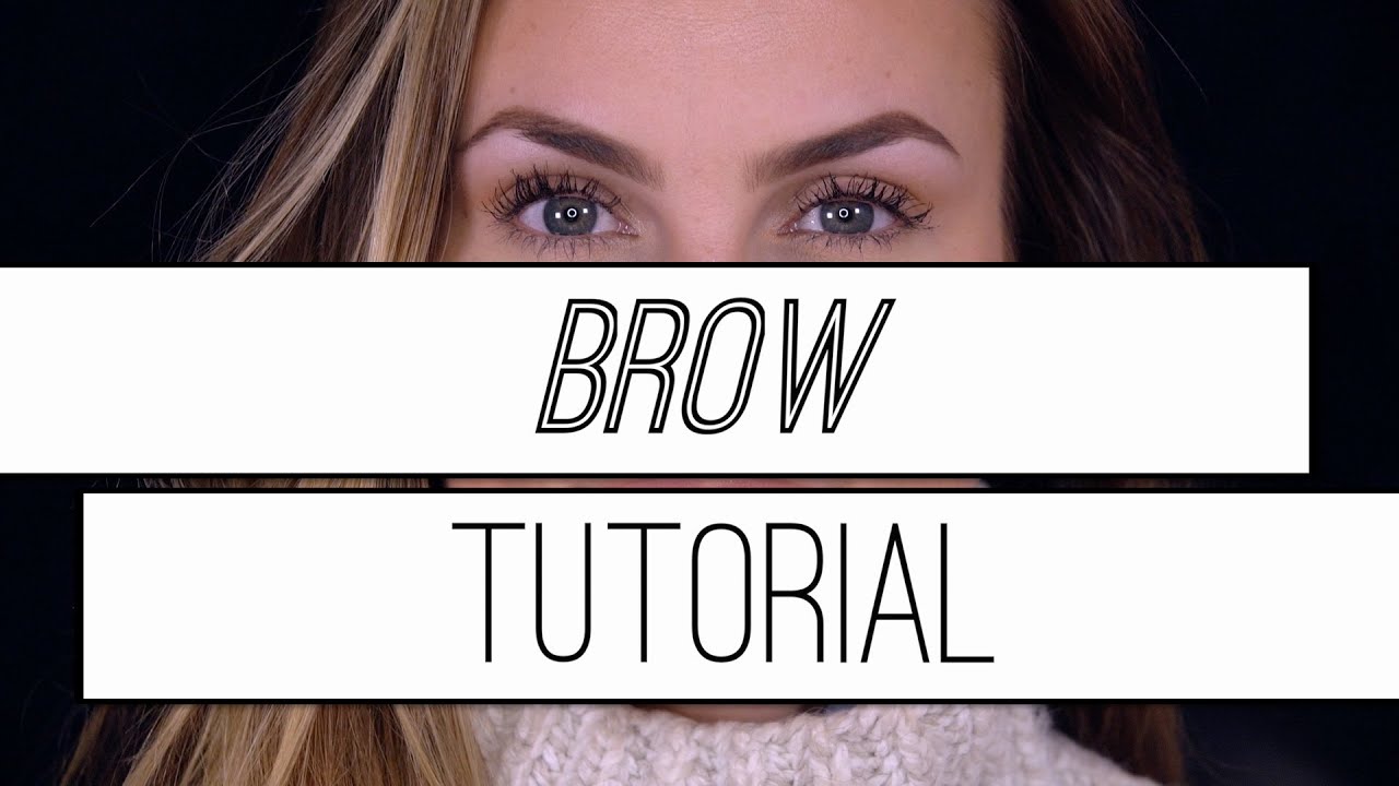 HOW TO THREAD YOUR OWN EYEBROWS & FILL IN YOUR BROWS TUTORIAL - EASY! | Angela Lanter