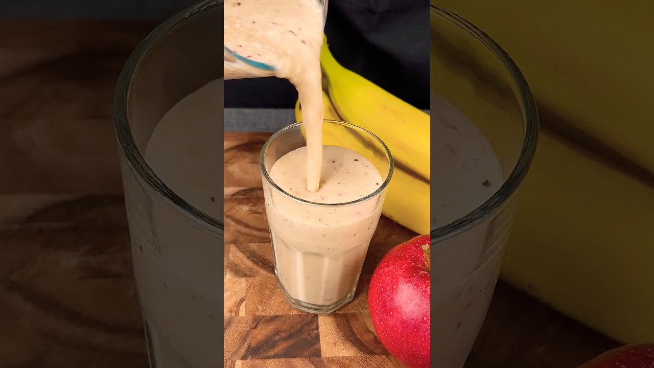 HEALTHY APPLE BANANA SHAKE in MINUTES