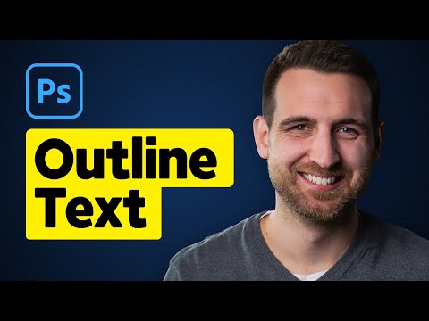 How to Give Text an Outline in Photoshop