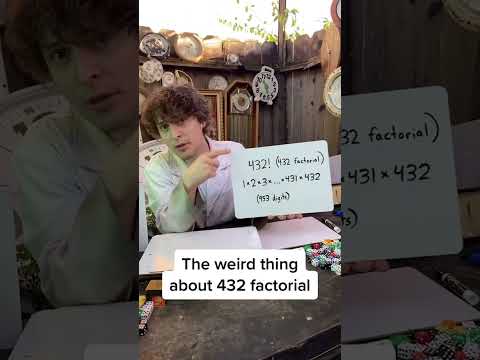 The WEIRD thing about 432 Factorial... #shorts