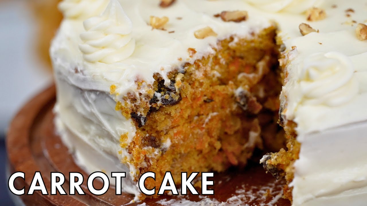 Carrot Cake with Cream Cheese Frosting — Moist Every Time
