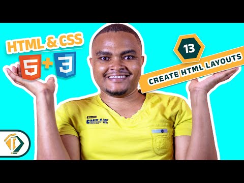 HTML & CSS For Beginners Full Course (#13): HTML Layout (Semantic and Non-semantic Tags)