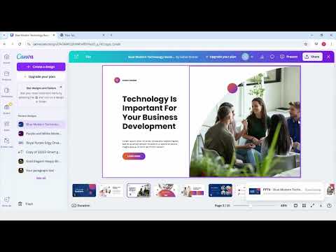 How to Convert a Canva Design into a PowerPoint Presentation