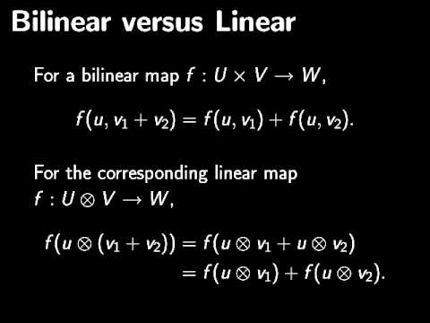 Tensor Products | Math Online Tom Circle