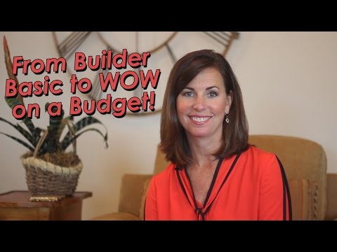 Guest Bathroom Update - From Builder Basic to WOW on a Budget