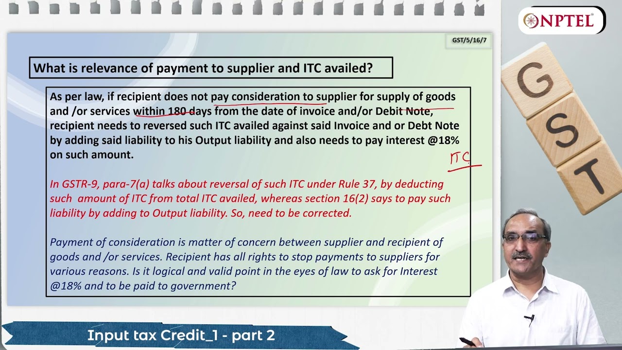 Understanding Input Tax Credit: Key Concepts and Conditions | Galaxy.ai