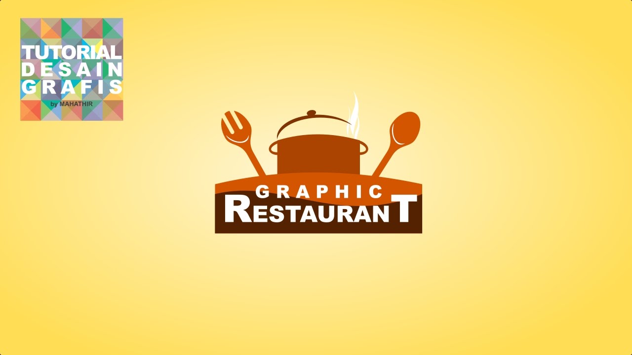 Design Tutorial | Logo Design | Restaurant Logo Free Download