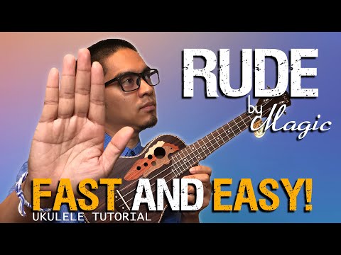 Rude Magic Ukulele Tutorial QUICK and EASY!