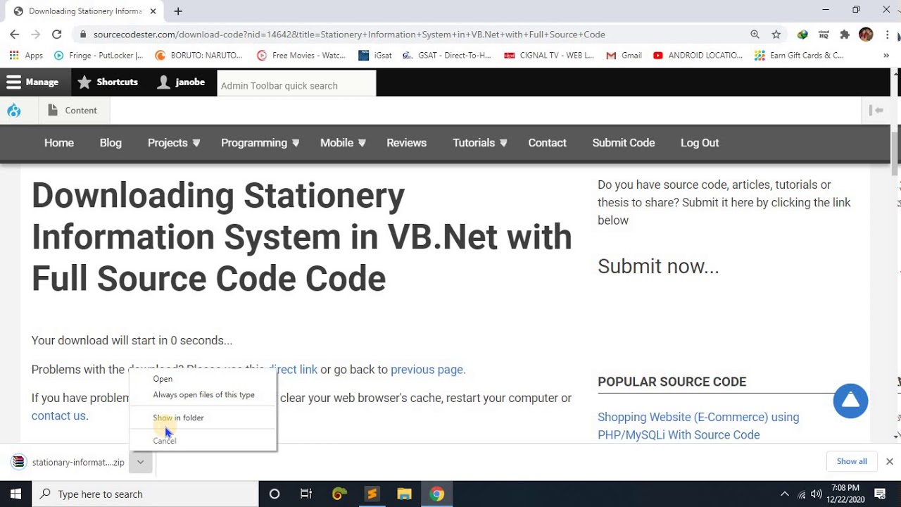 Stationery Information System in VB Net with Full Source Code