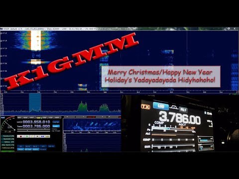 Ham Radio K1GMM Live Stream Holiday Special! Composer Pro/Spyserver/Active Antenna!