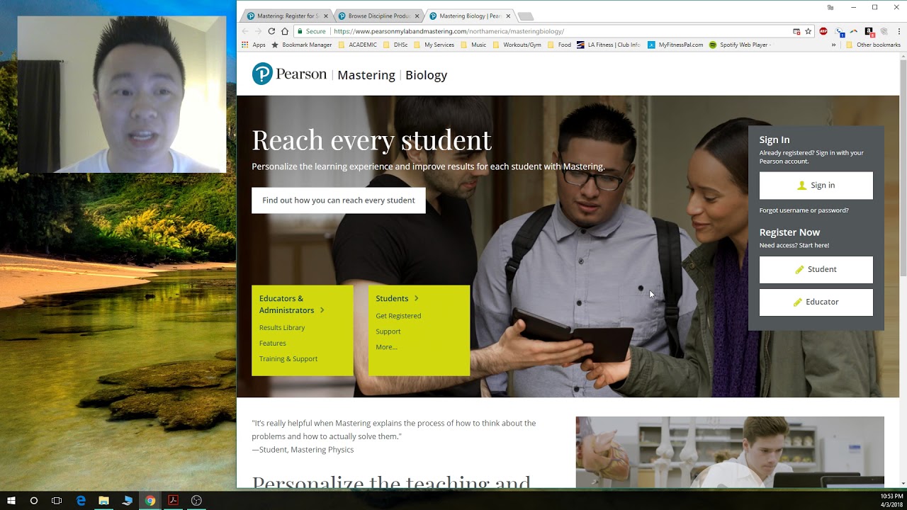 MyLab and Mastering Registration for Self-Study Resources