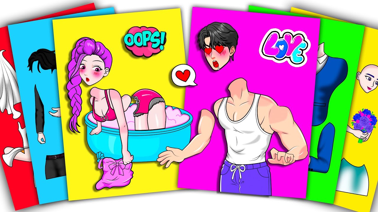 KPOP DEMON HUNTER | Jinu Falls for Huntrix Rumi’s Irresistible Beauty💖 | Cute DIY Sticker Book