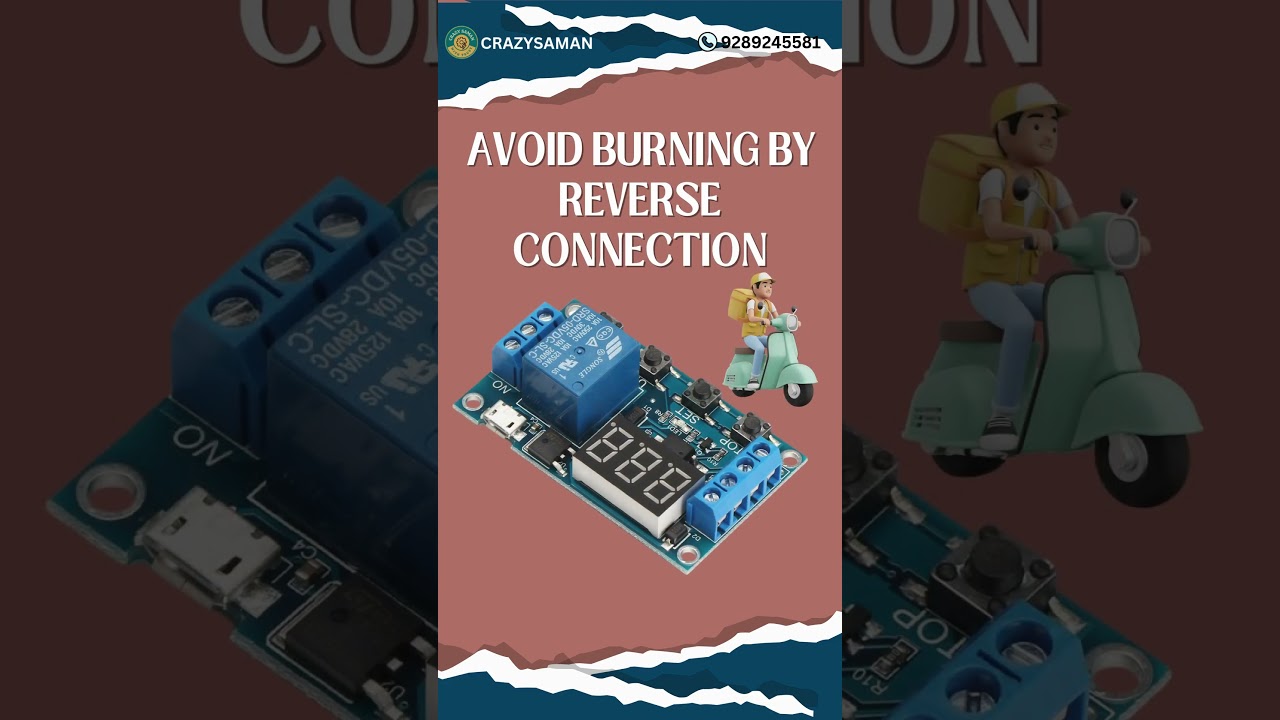 Delay Relay Timer Module | Trigger Relay Switch #relay #triggers #delay #module #timerswitch