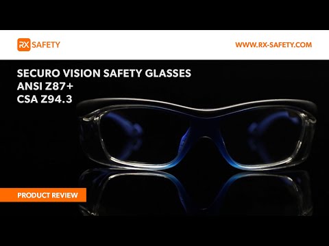 Securo Vision Safety Glasses | ANSI Z87 and CSA Z94.3 | RX Safety