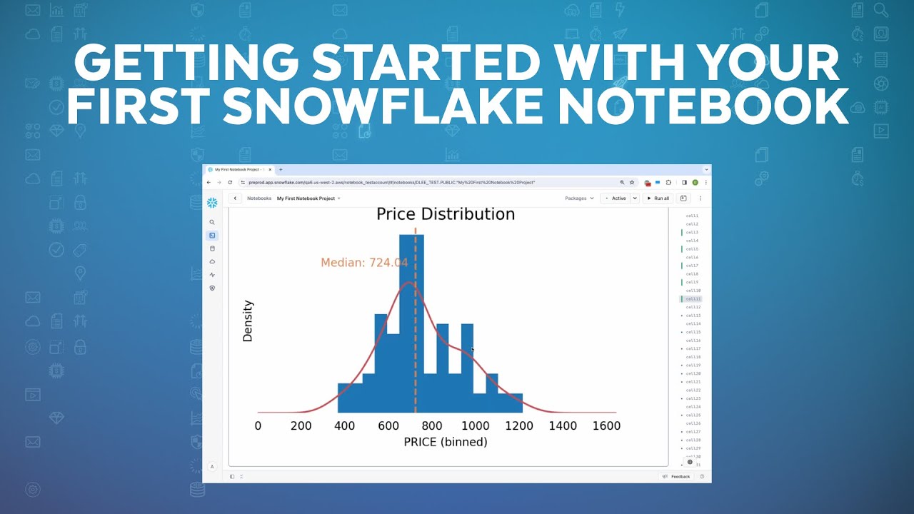 Getting Started With Your First Snowflake Notebook