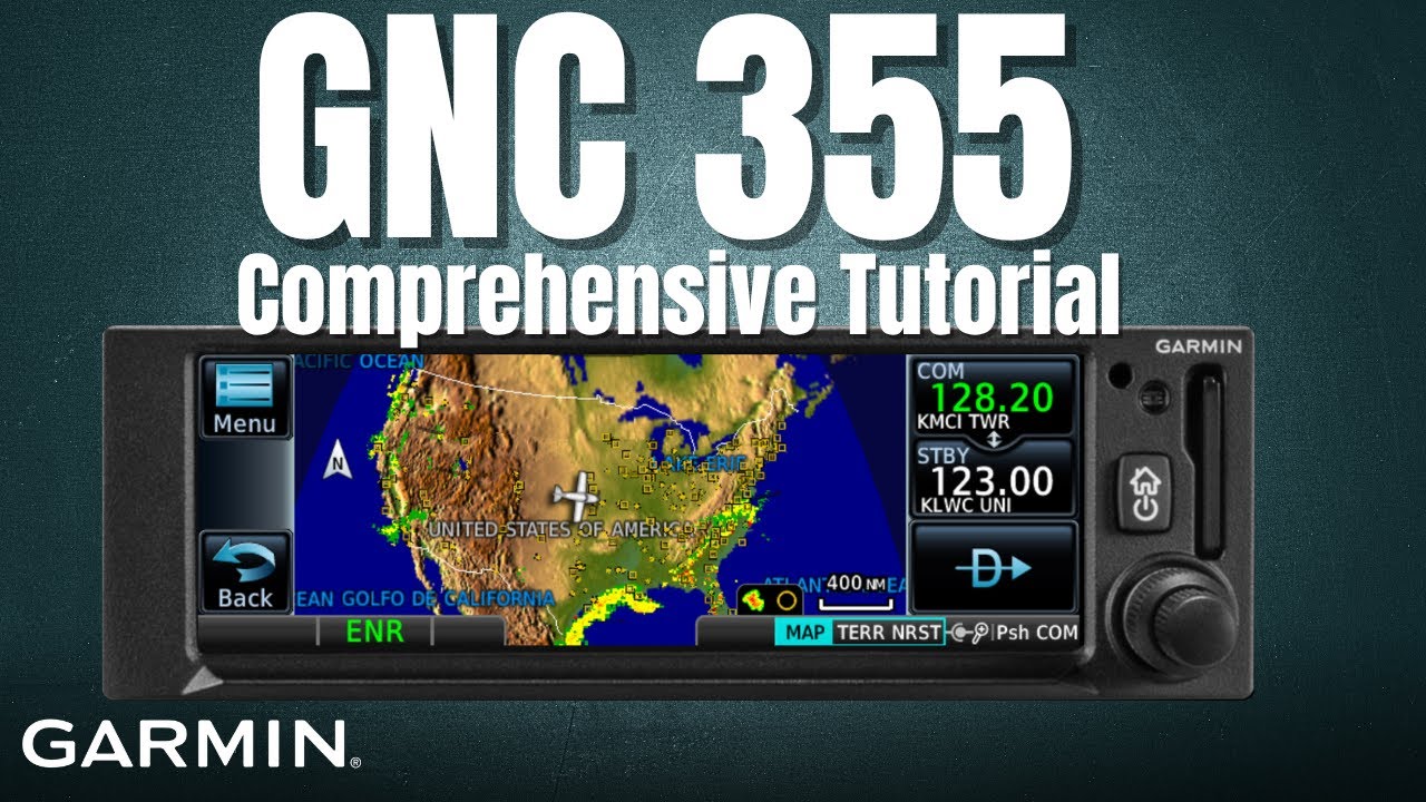 How to Use the Garmin GNC 355 - Tutorial for Beginners
