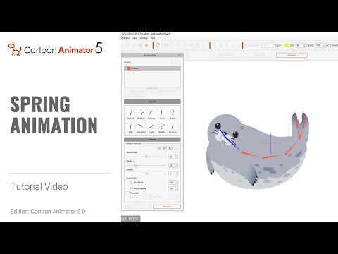 How to Create Animated 2D Characters and Objects with Spring Animation Video Lecture - Amazing ...