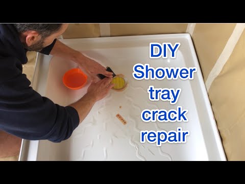 Shower Tray Crack Repair (No Repair Kits)