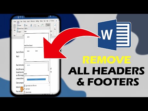 How to Remove All Headers & Footers in Microsoft Word (EASY STEPS)