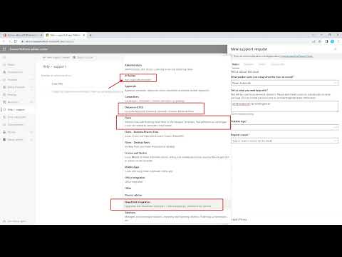 PowerApps Admin - How to open MS Support Ticket (Full Form)