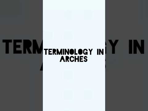 Terminology in arches ๐๐#nata #jeebarch