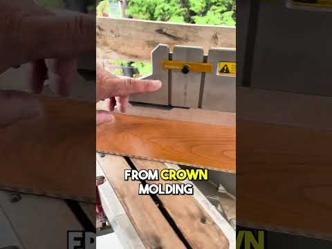 FastCap's Crown Stop Fence| The Best Crown Molding Fence System #shorts #lean #crownstopfence