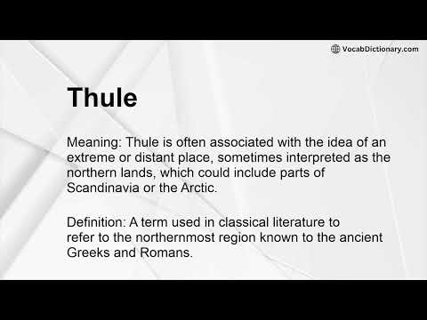 Thule Meaning