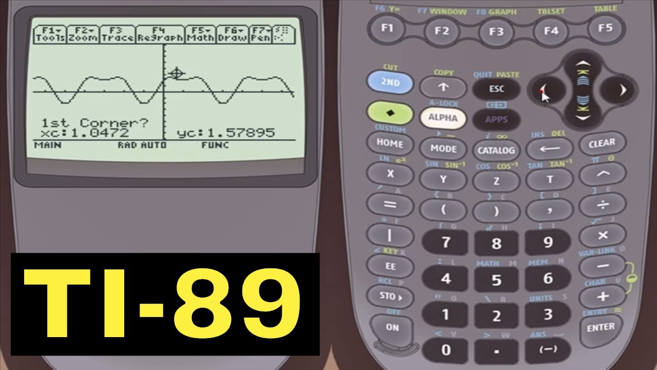 TI-89 Calculator - 23 - Graphing Trig Functions