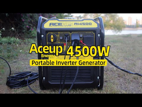 Aceup Energy 4500 Watt Open Frame Inverter Generator | Gas Generator for RV-AI4500