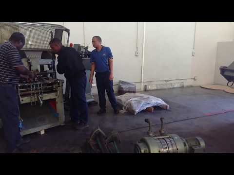 Polokwane Review's new stitching machine