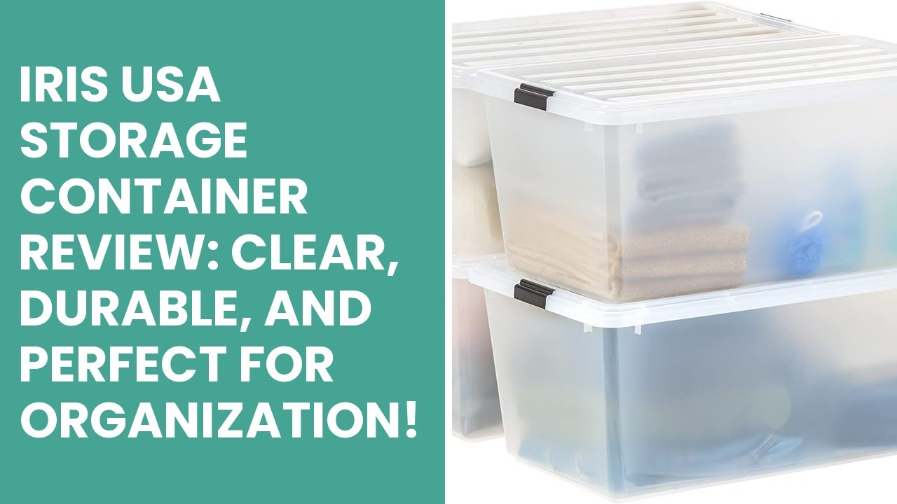 IRIS USA Storage Container Review: Clear, Durable, and Perfect for Organization!