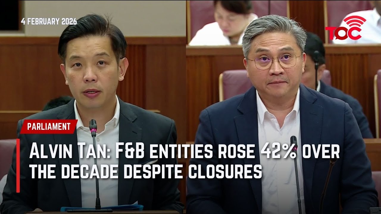 Alvin Tan: F&B entities rose 42% over the decade despite closures