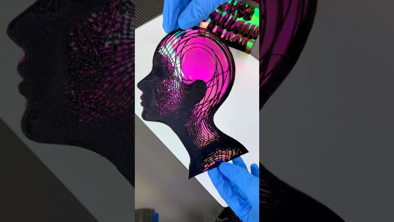 Crafting DIY Colorful Figure #shorts #art #DIY