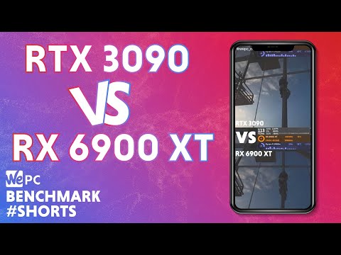 RTX 3090 vs RX 6900 XT! Nvidia vs AMD | Benchmark #Shorts