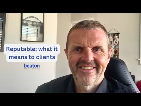 Reputable: what it means to clients
