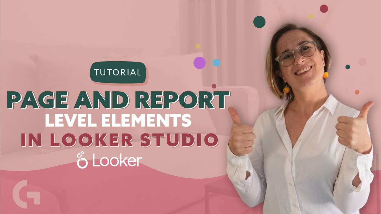 Page- and report-level elements in Looker Studio