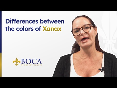 Differences Between the Colors of Xanax