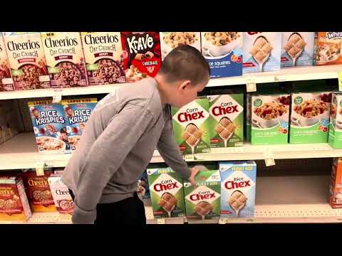 What SIZE #chex #cereal did Truman pick out? Watch to the end.