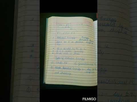 CLASS:9th SCIENCE(physics) CHAPTER:4 WORK AND ENERGY IMPORTANT NOTES AND TOPICS|CLASS:9th NOTES