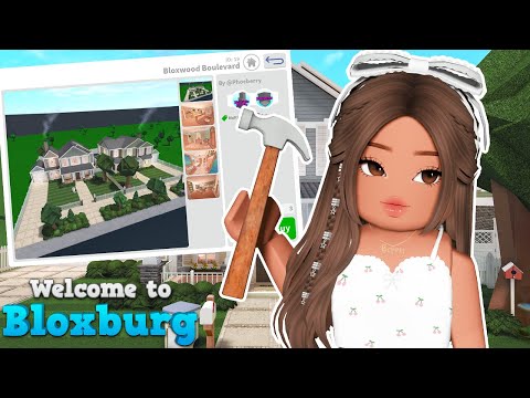 🏡My *PREBUILT HOUSE* is on Bloxburg!🔨
