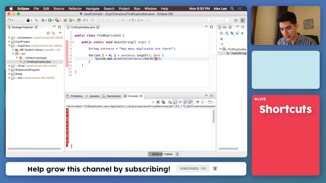 Find Duplicate Characters In A String Java Program #32