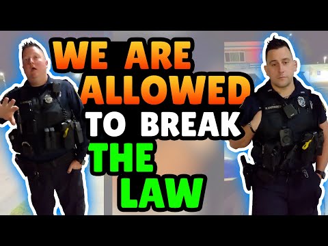 The Rules Don't Apply To Cops - There's a word for that...
