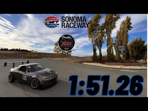 NC Miata Sonoma Raceway Full 1:51.26
